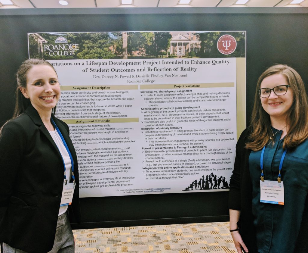 Dr. Powell’s Research Lab at SRCD Conference 2019 | Roanoke College ...