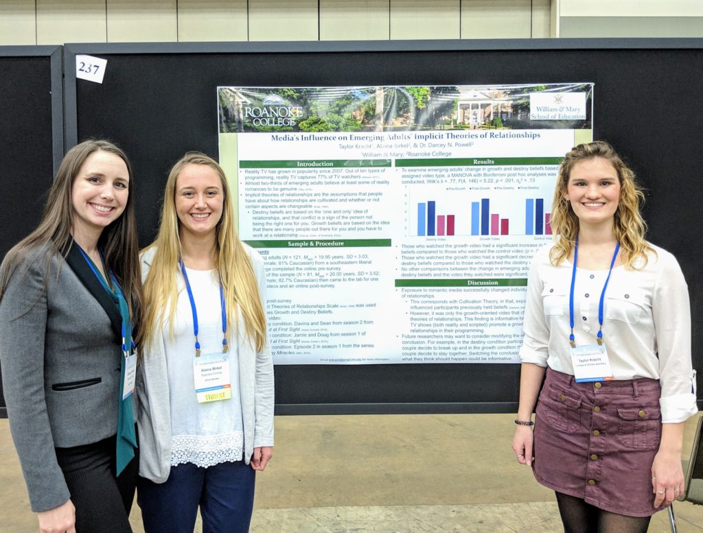 Dr. Powell’s Research Lab at SRCD Conference 2019 | Roanoke College ...